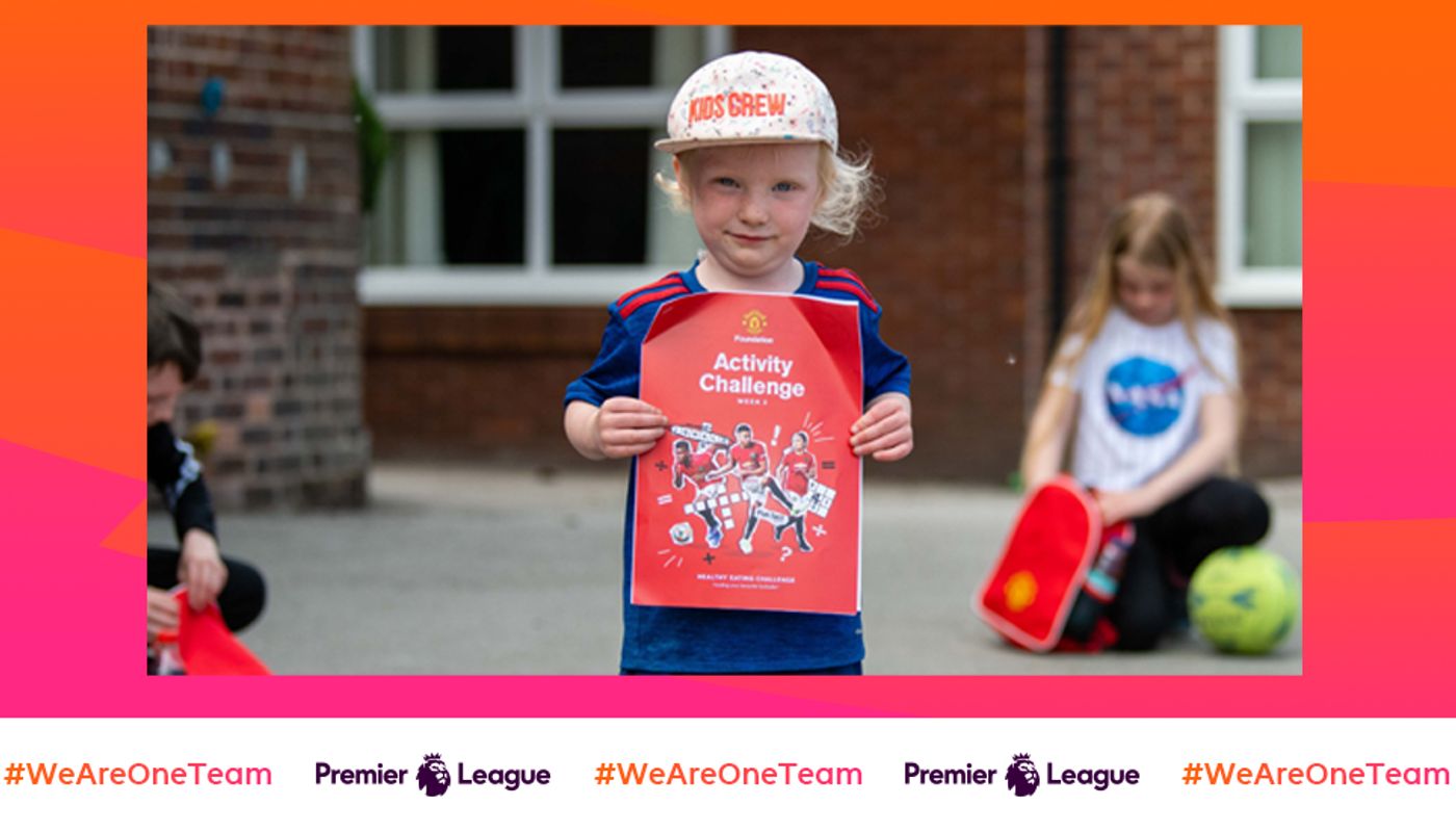 Man Utd activity packs bring a smile to schoolchildren