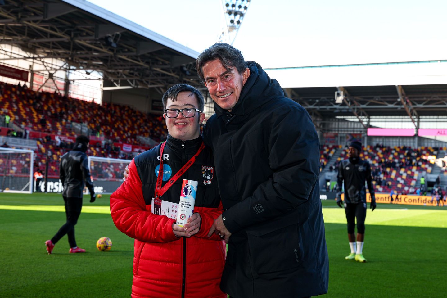 Frank gives Community Captain award to 'remarkable individual'