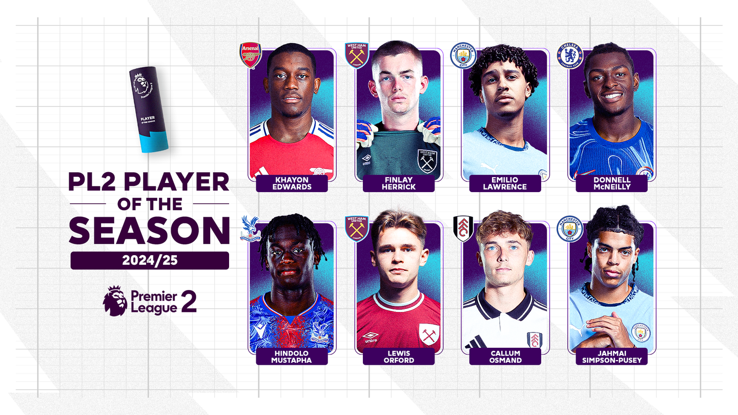 Shortlist for 2024/25 PL2 Player of the Season