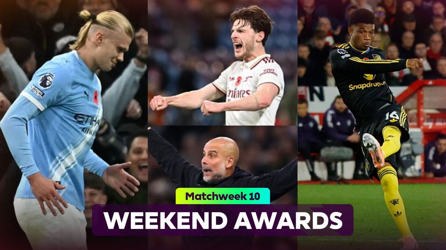 Weekend awards: Best goal, celebration and more