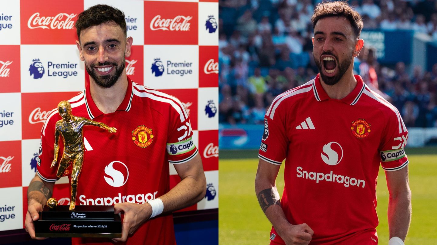 Fernandes wins 2025/26 Premier League Golden Playmaker award with record