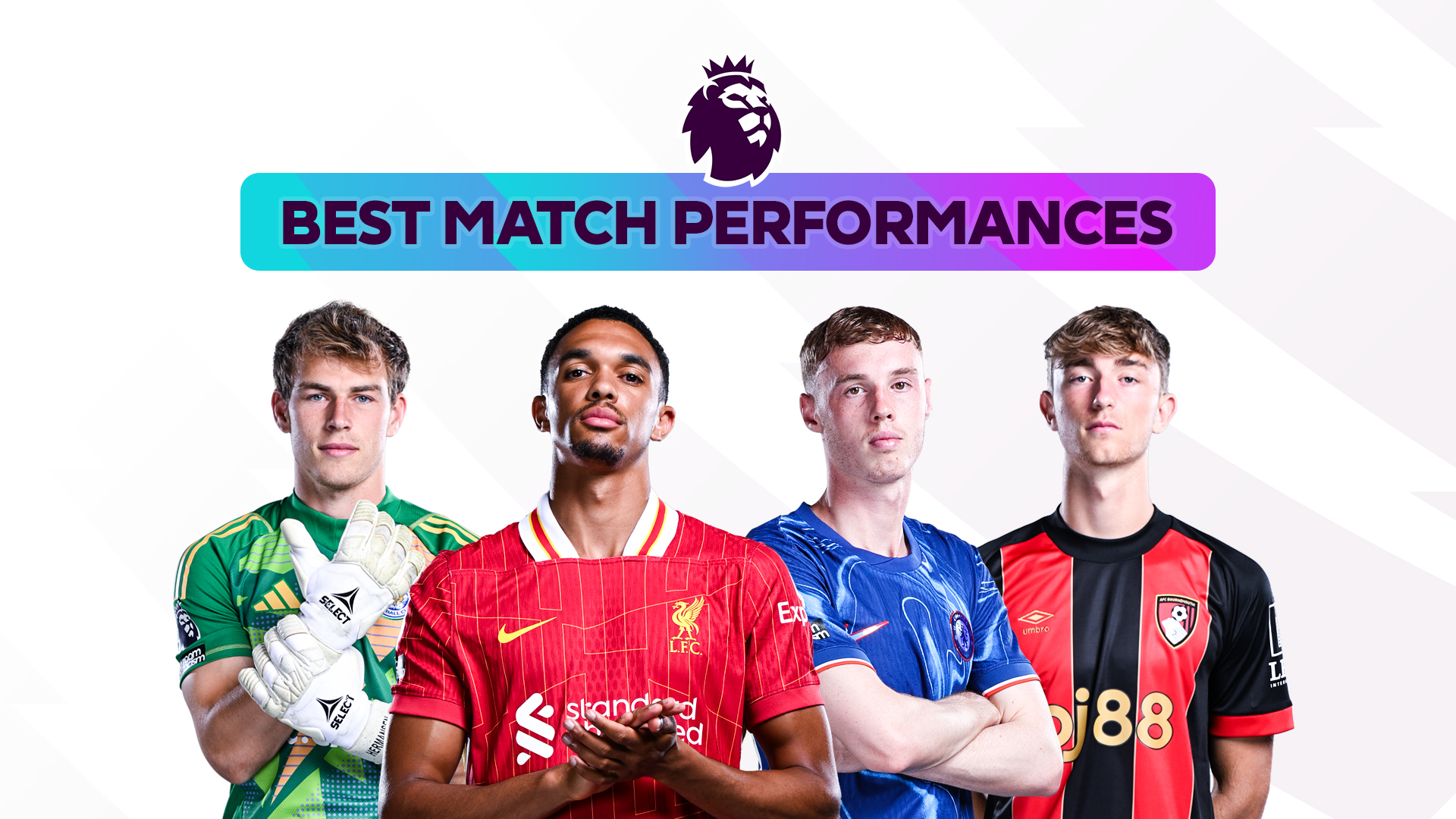 Most passes, saves, shots and more - STANDOUT match displays in 2024/25