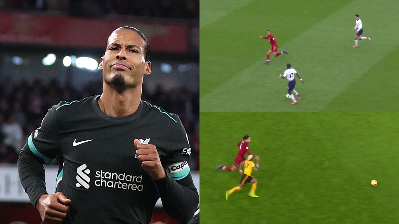 Watch: Van Dijk bossing one-v-one situations