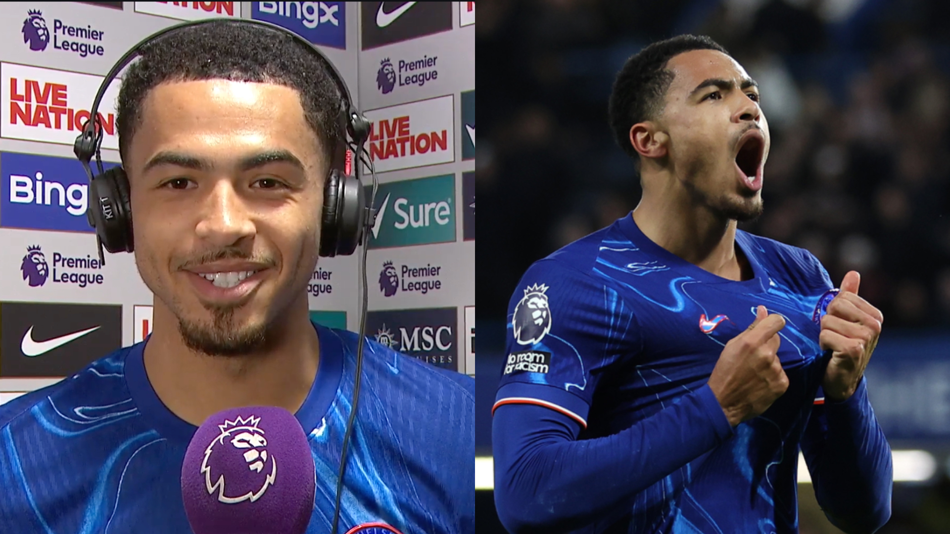 Colwill: I grew up in Southampton, so this goal means a lot to me