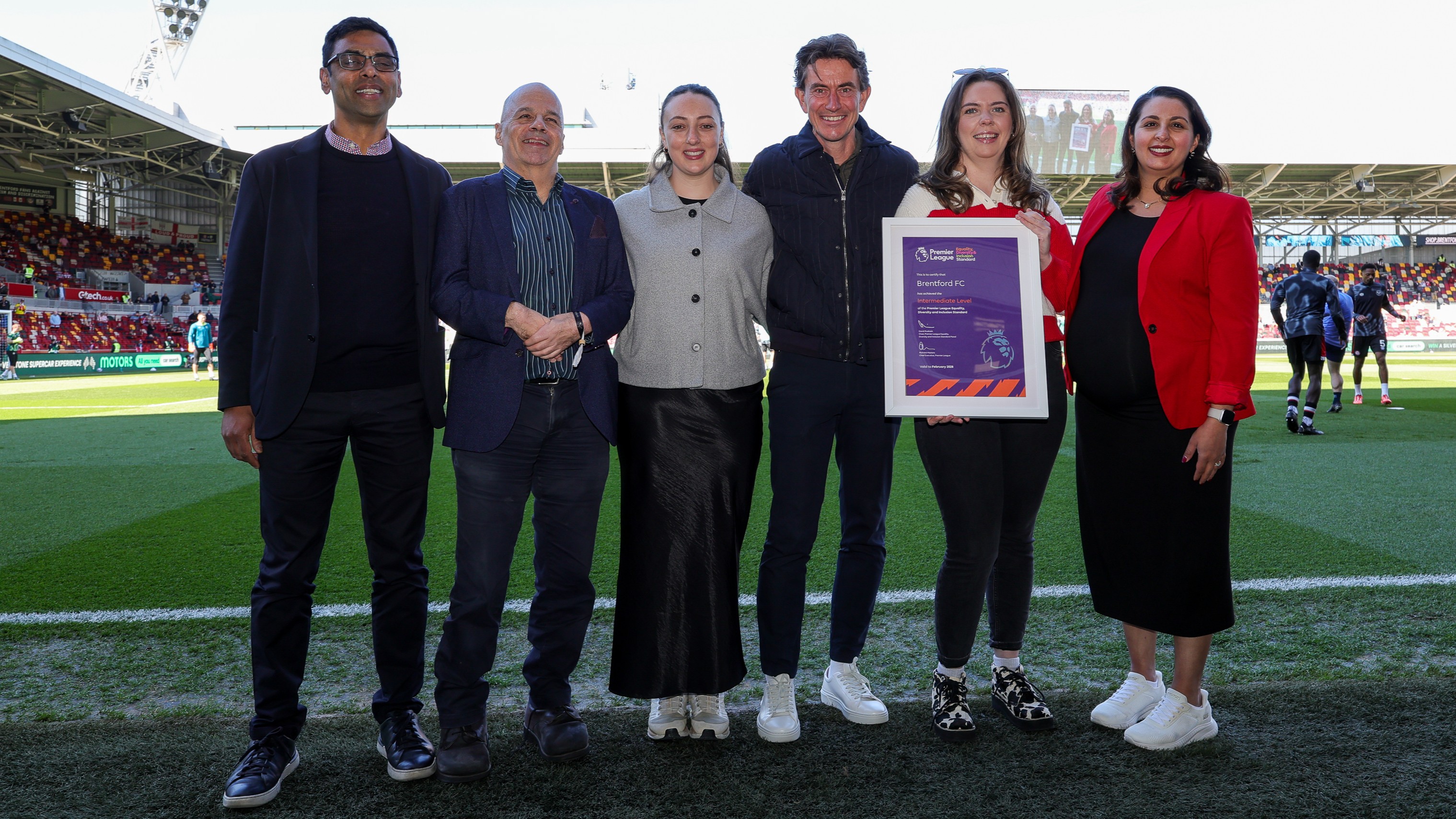 Brentford innovation and leadership in EDI recognised with PLEDIS award