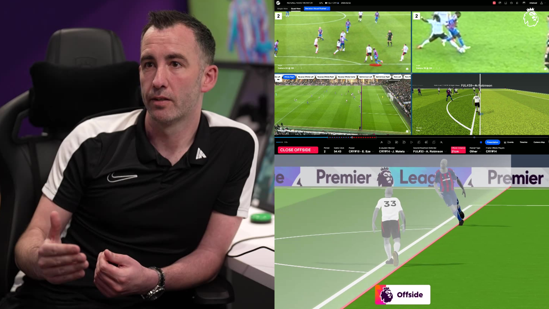 Watch: How officials will use semi-automated offside technology