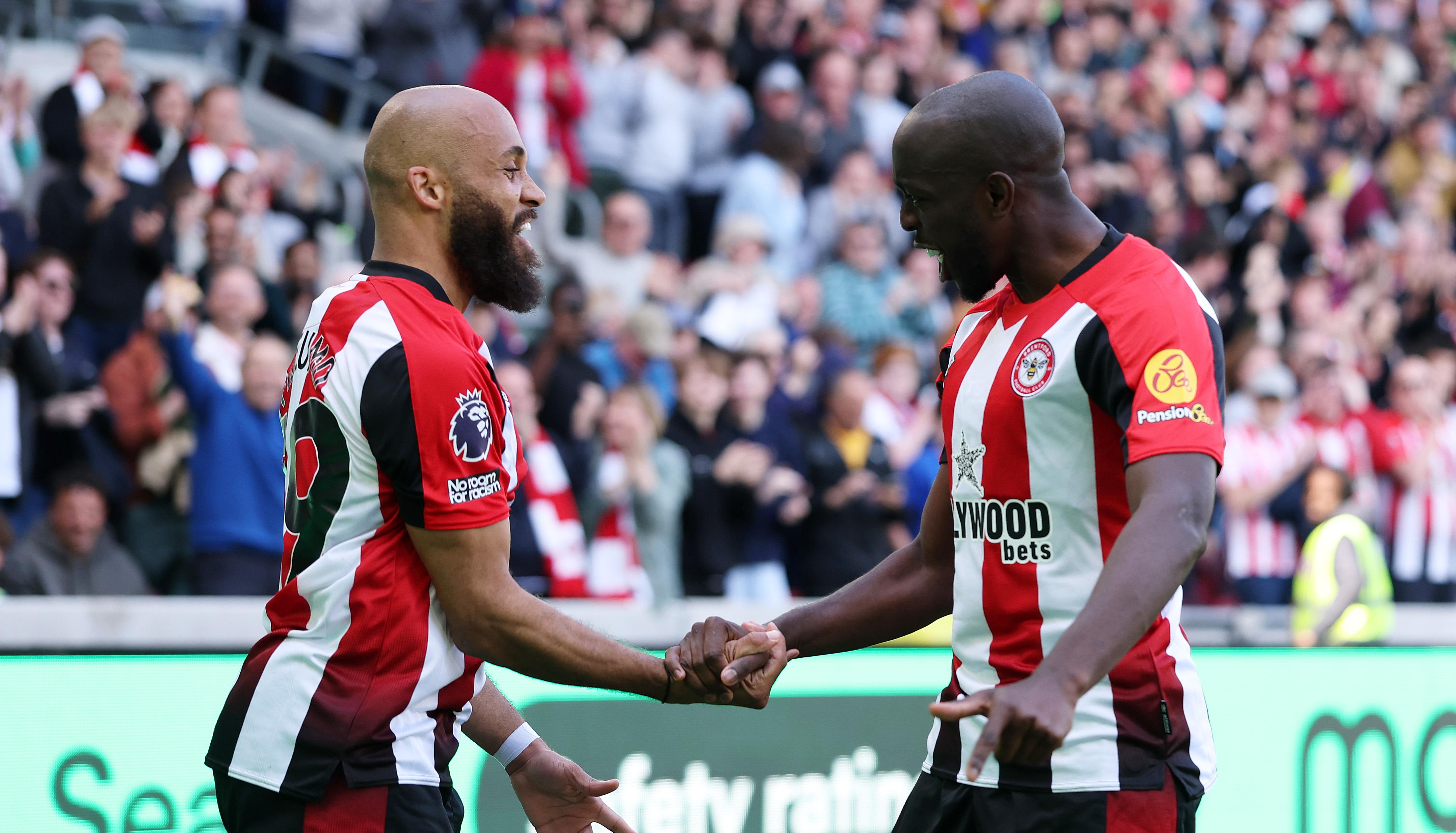 Mbeumo and Wissa star as Brentford beat 10-man Brighton