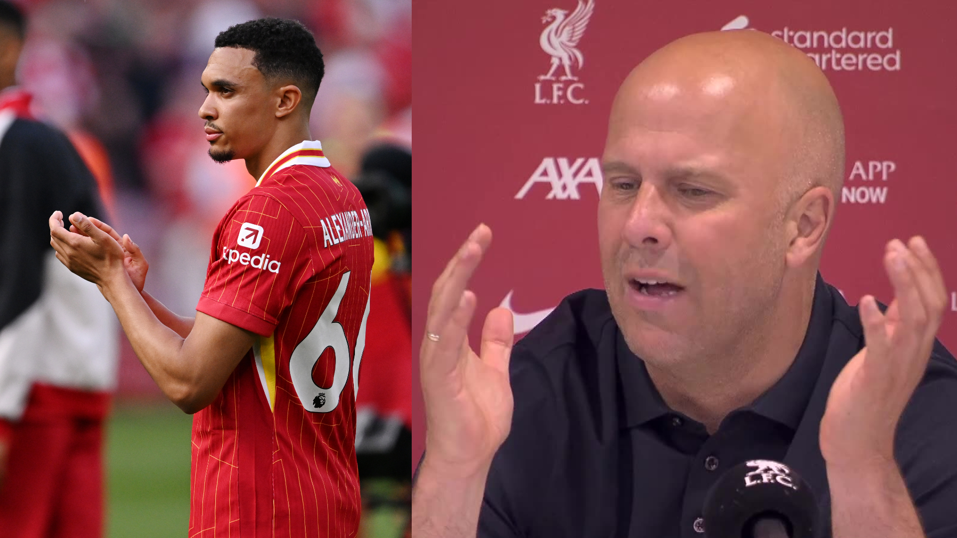 'Claps aren't as loud as boos' - Everything Slot said on Alexander-Arnold