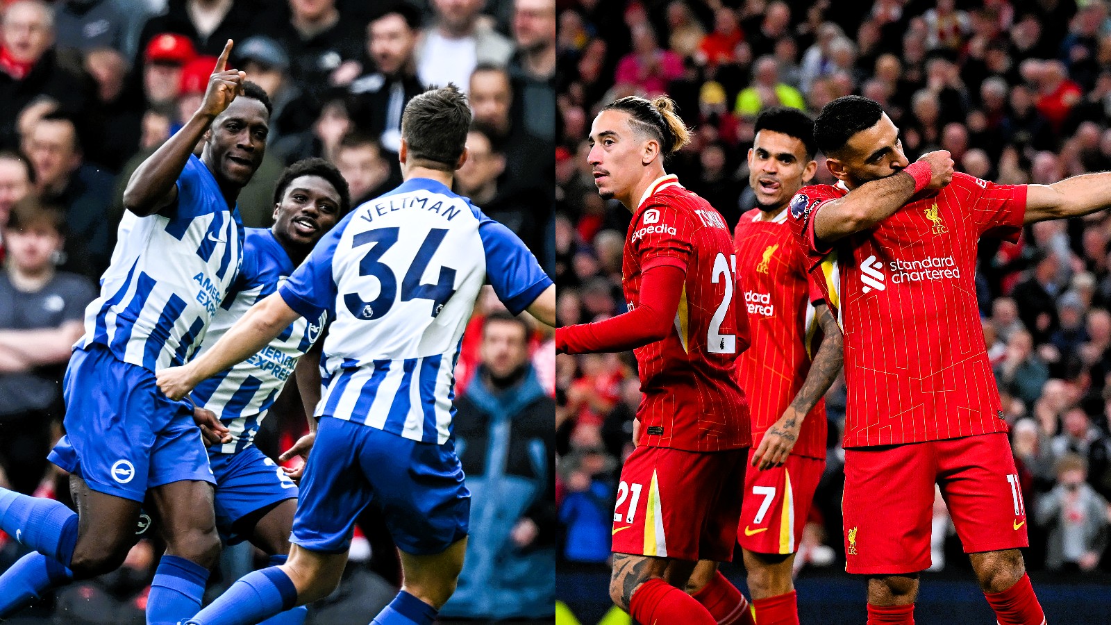 Liverpool v Brighton: Watch 10 of the BEST GOALS