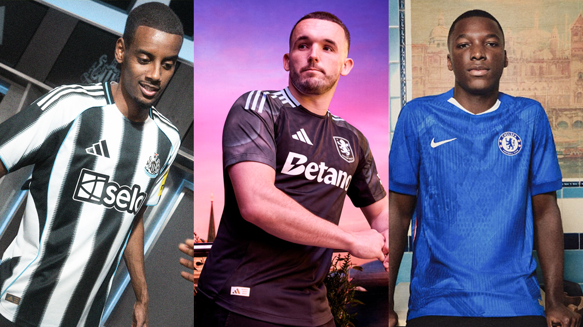 Premier League kits for the 2025/26 season