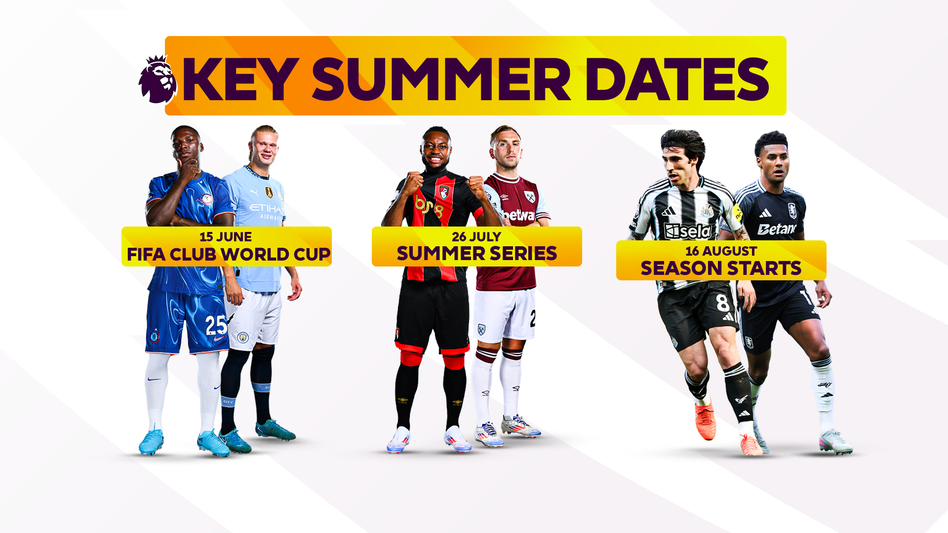 Summer 2025: Key football dates for your calendar