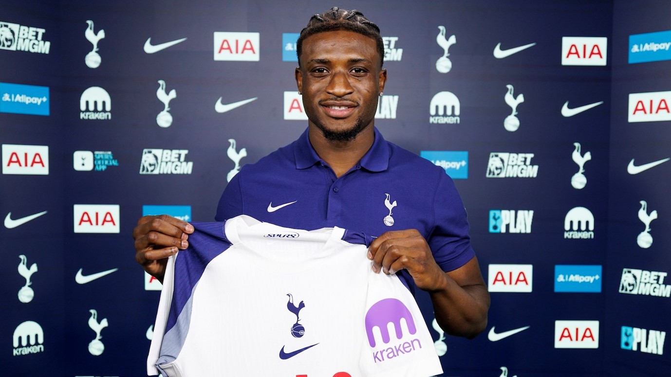 Spurs sign winger Kudus from West Ham