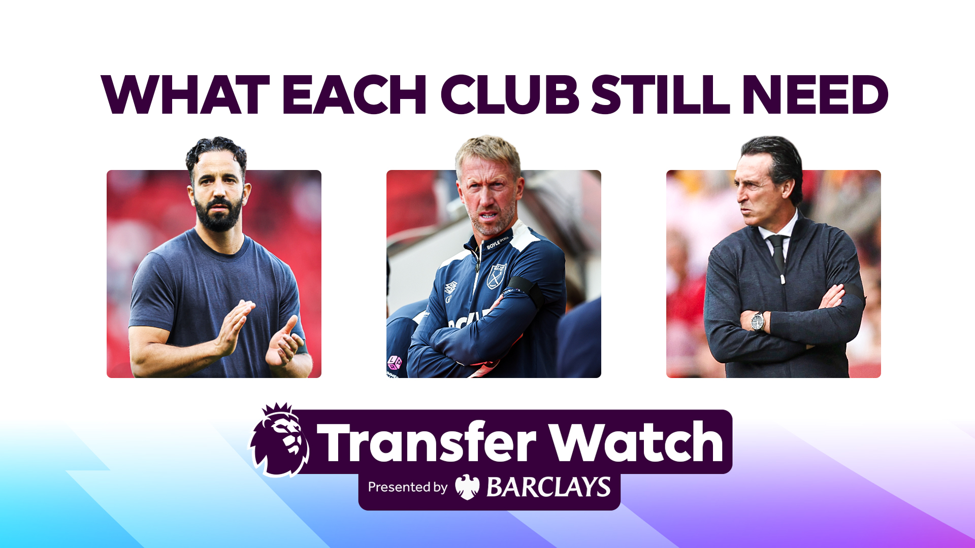 What each club still need in final week of transfer window