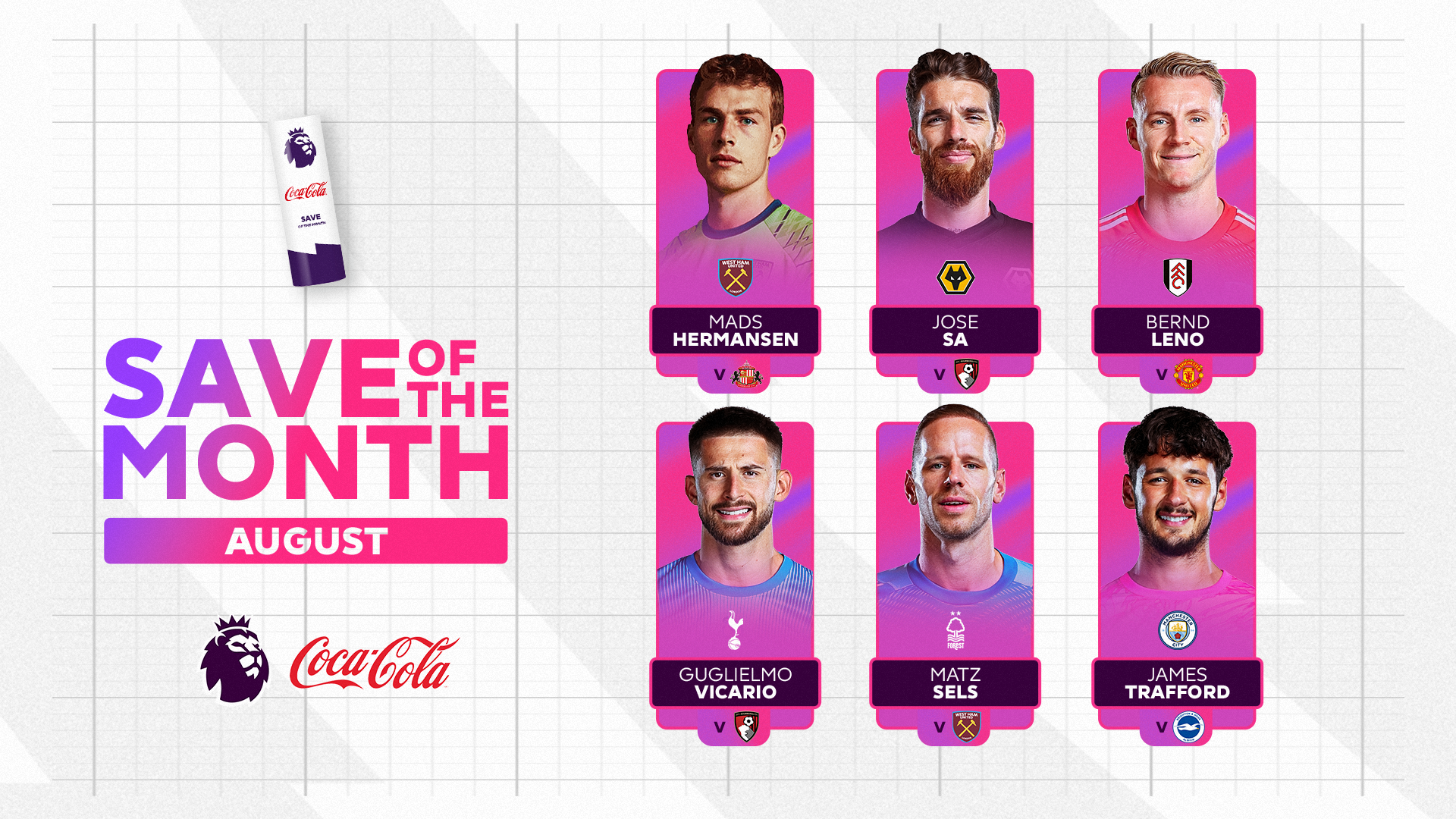 Watch August 2025's Coca-Cola Save of the Month contenders