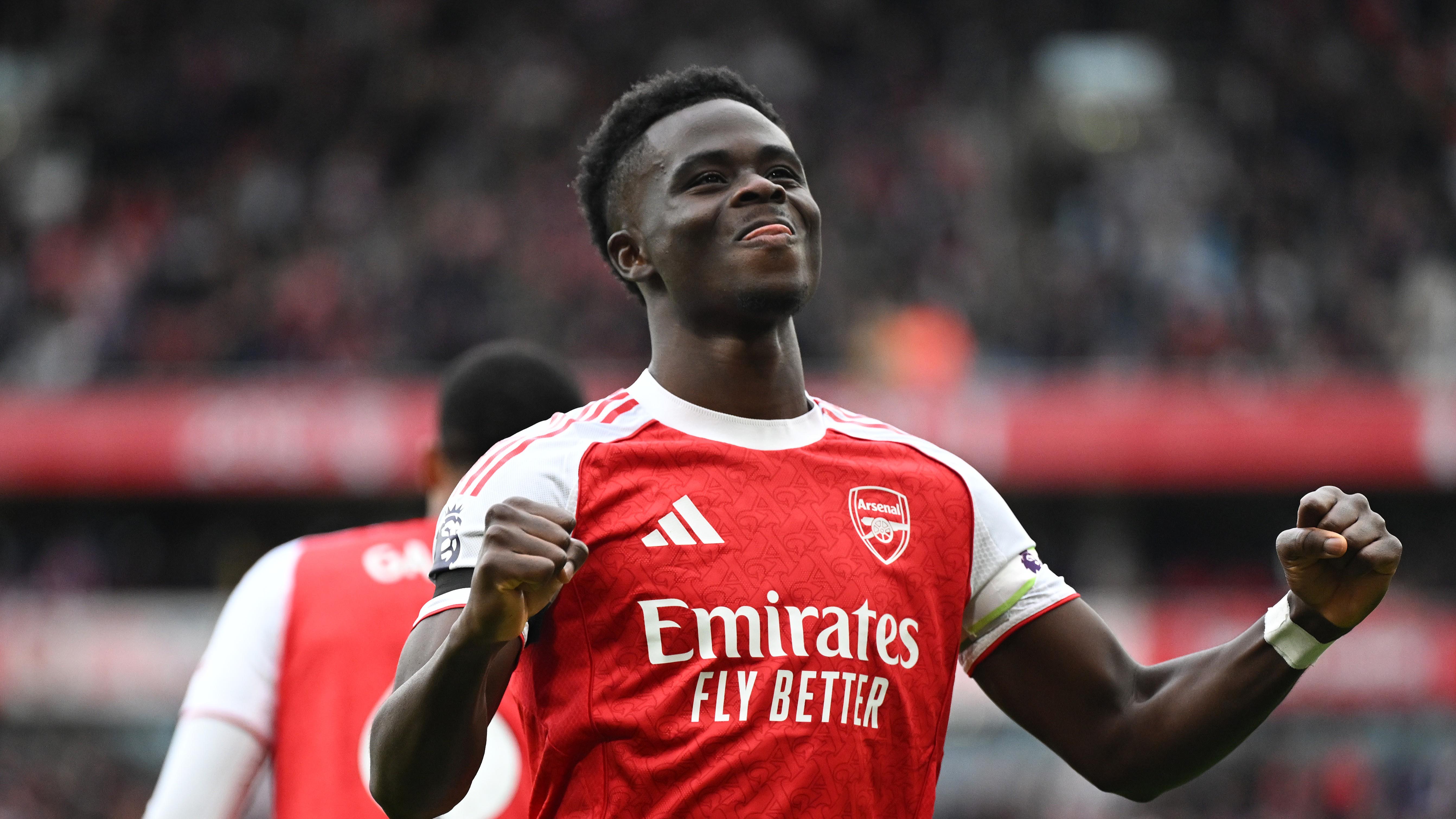 Saka: Henry message helped me to landmark goal