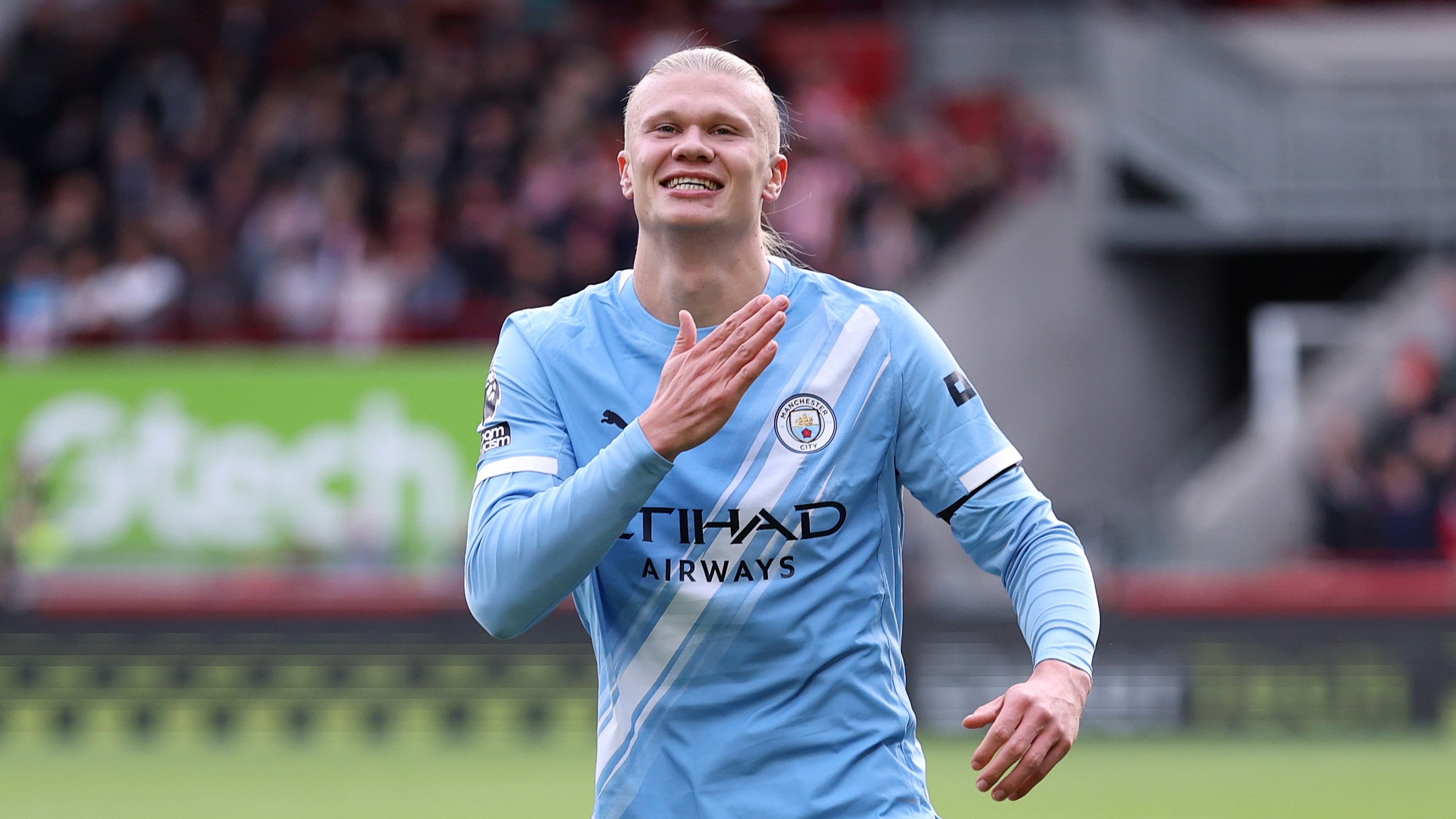 Haaland goal earns Man City a hard-fought win at Brentford