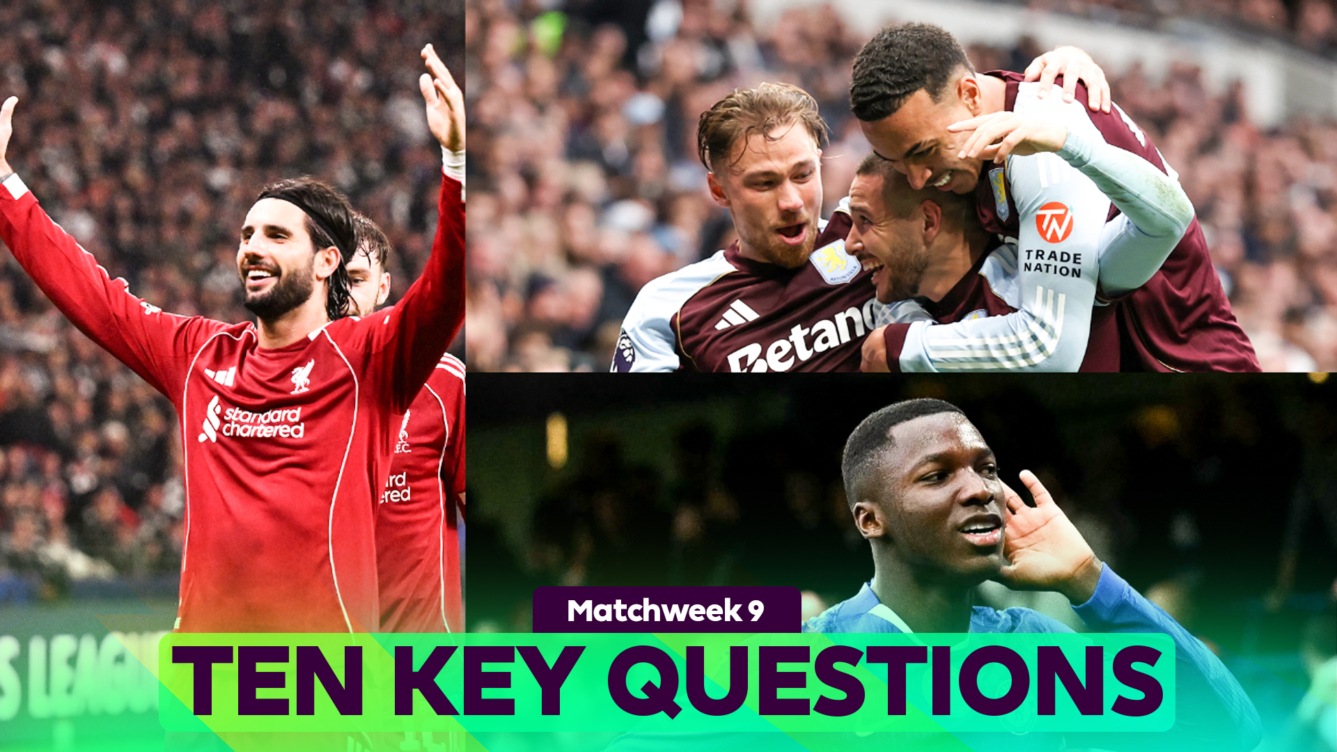 Ten KEY questions for the weekend's matches