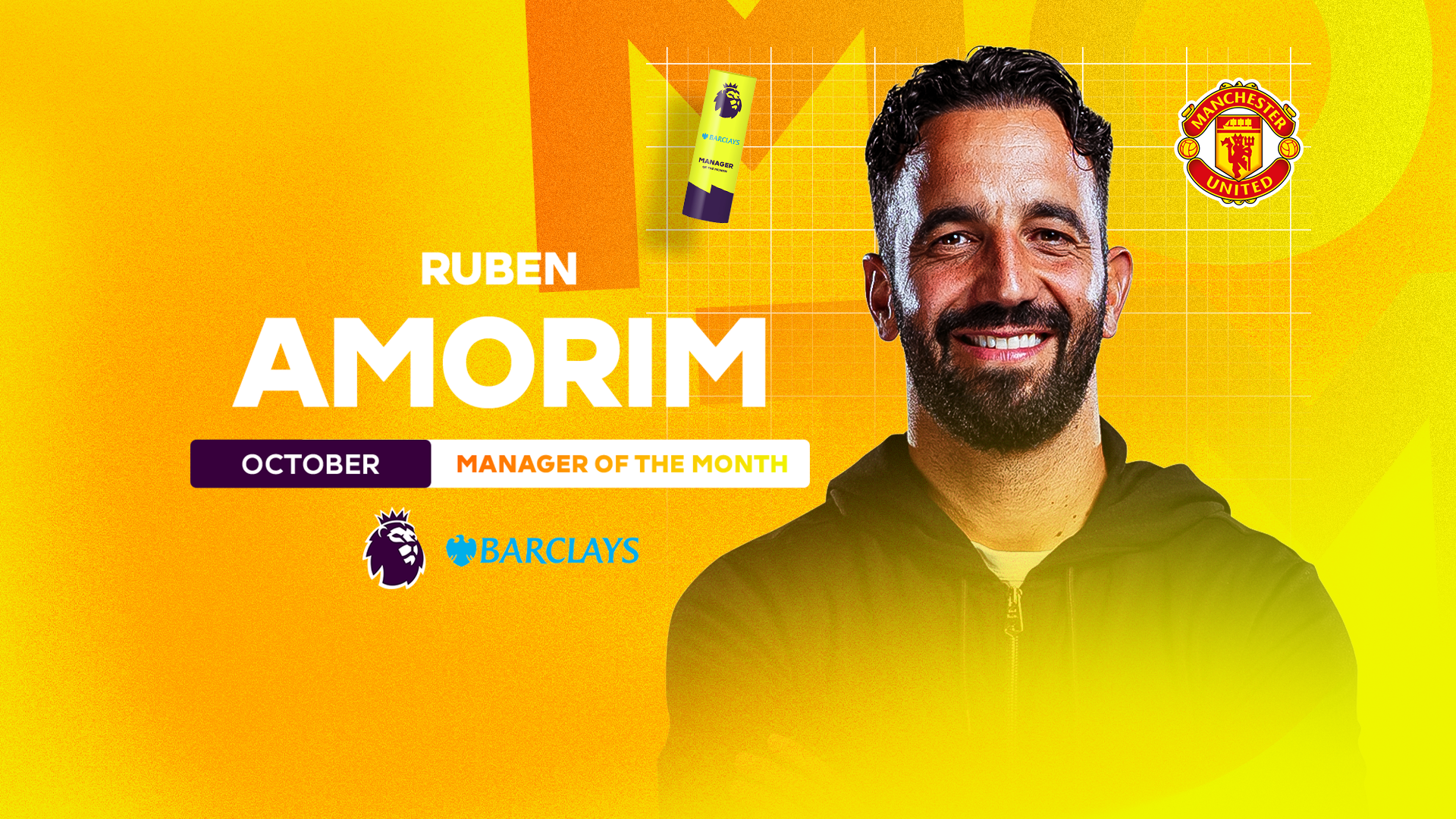 Amorim named Barclays Manager of the Month