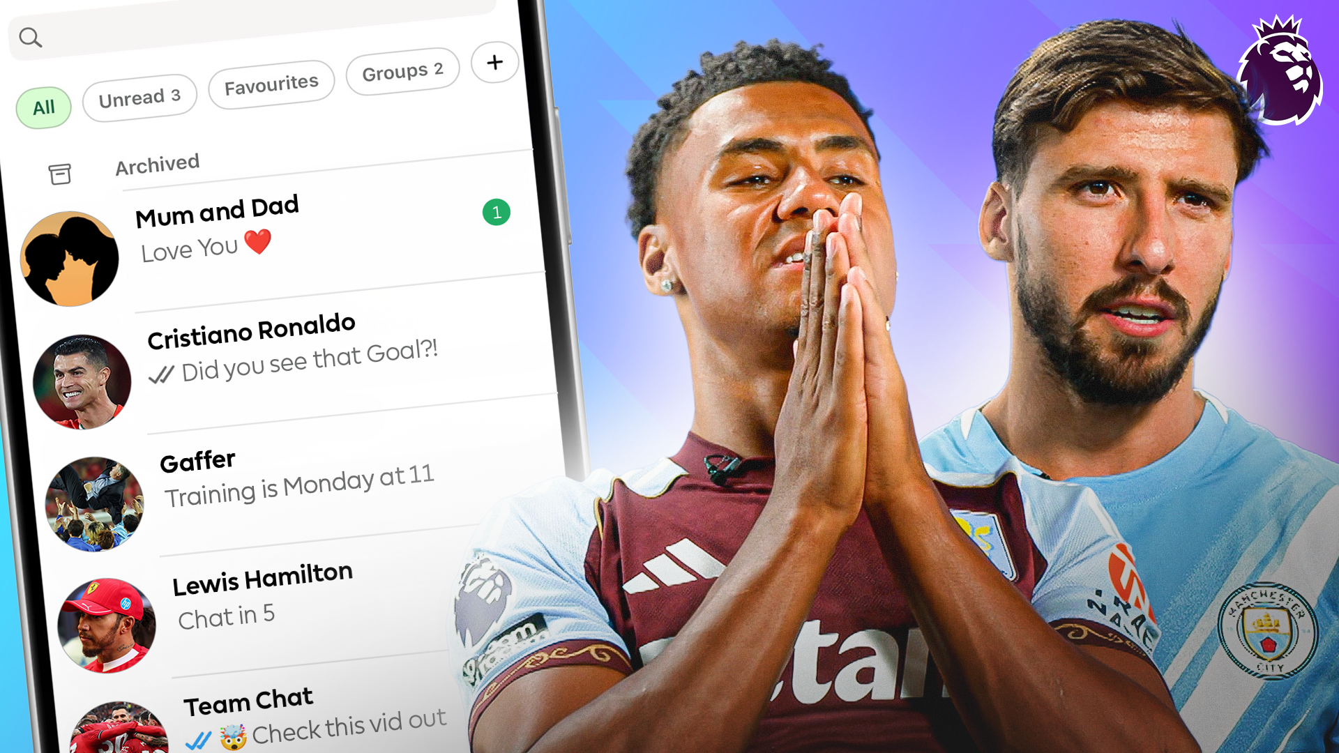 We asked our Premier League players about their group chats 👀