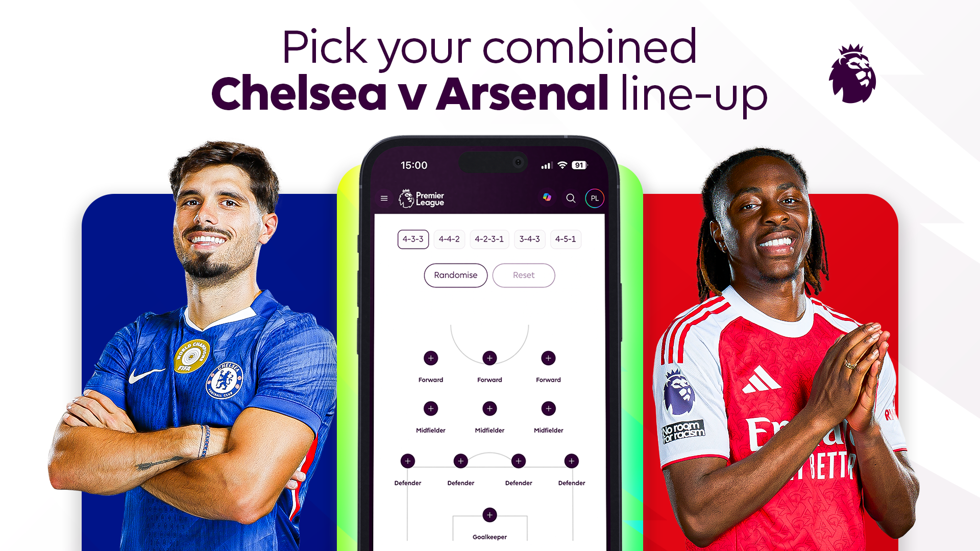 Pick your COMBINED Chelsea v Arsenal line-up