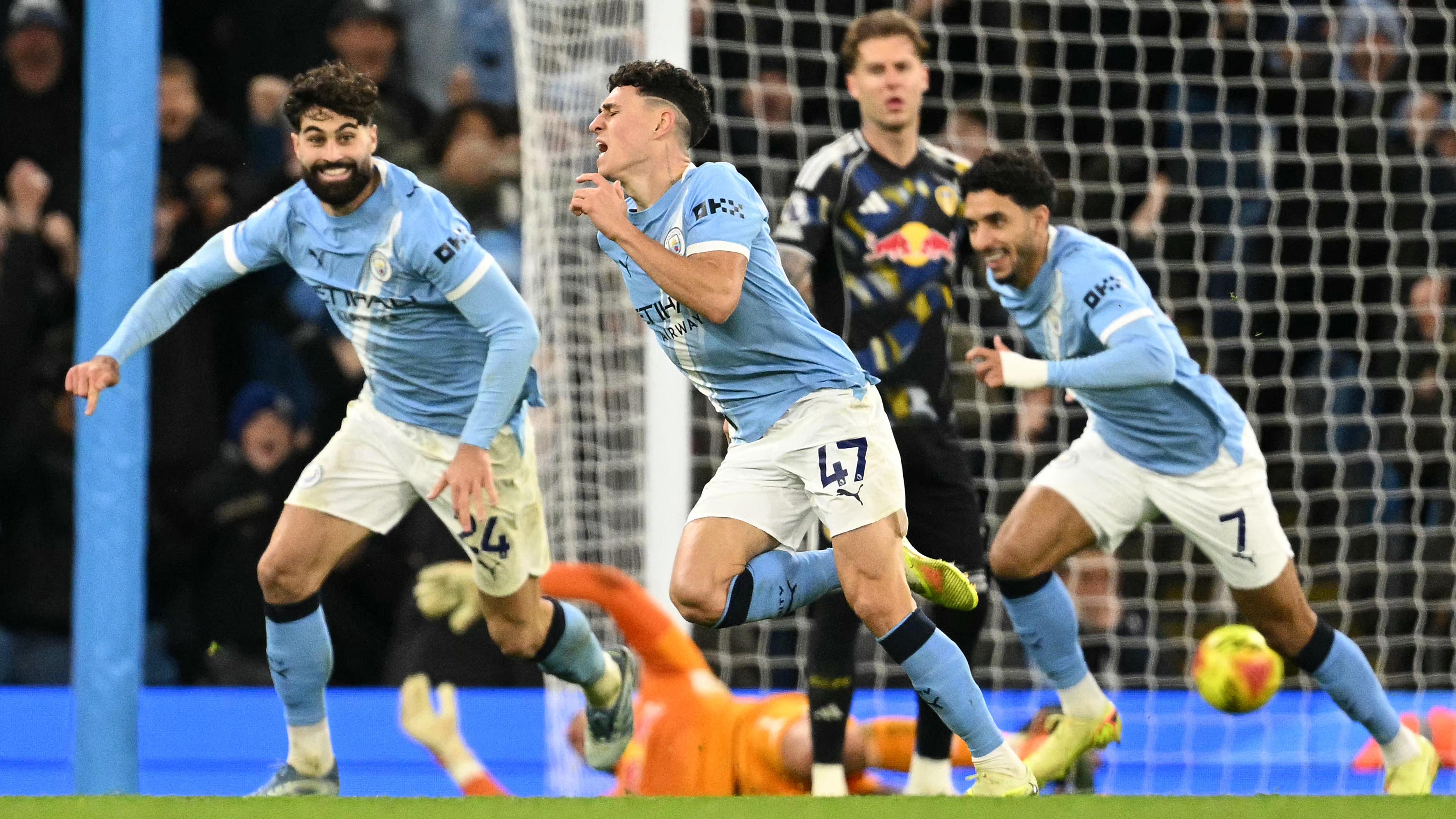 Foden the hero as Man City edge past Leeds