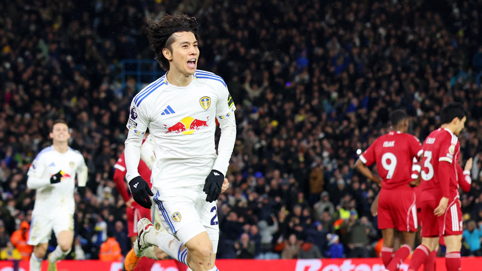 Tanaka earns Leeds a point in six-goal THRILLER with Liverpool