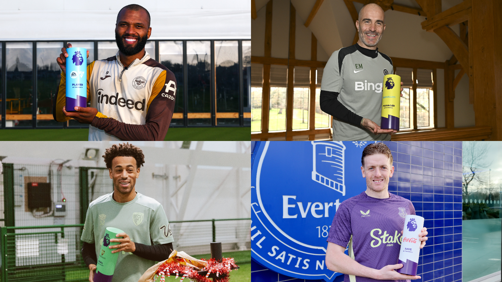 REVEALED: November's Premier League monthly awards winners