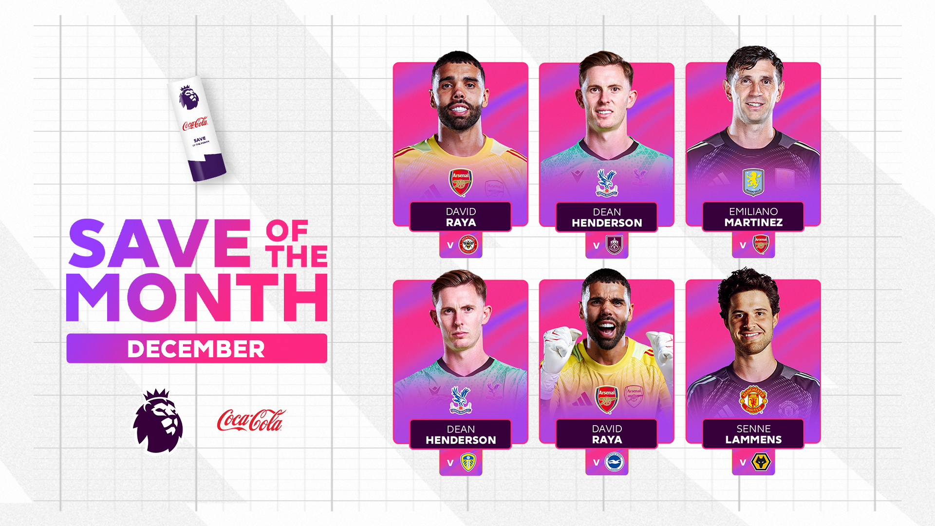 Choose your Coca-Cola Save of the Month