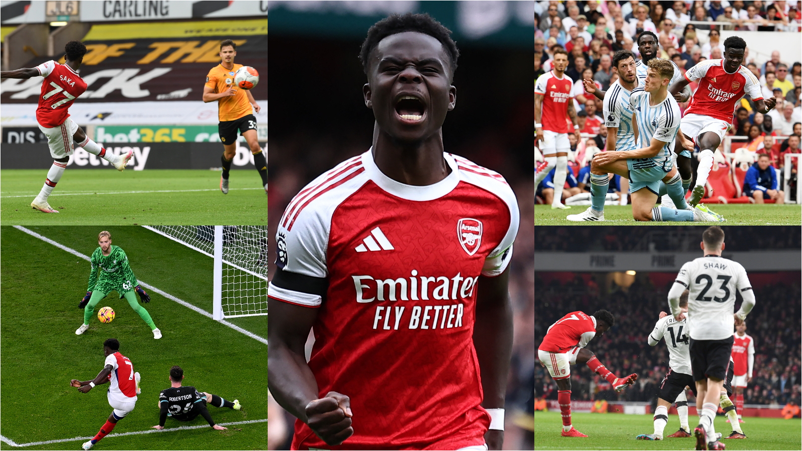 Watch Bukayo Saka's BEST Premier League goals