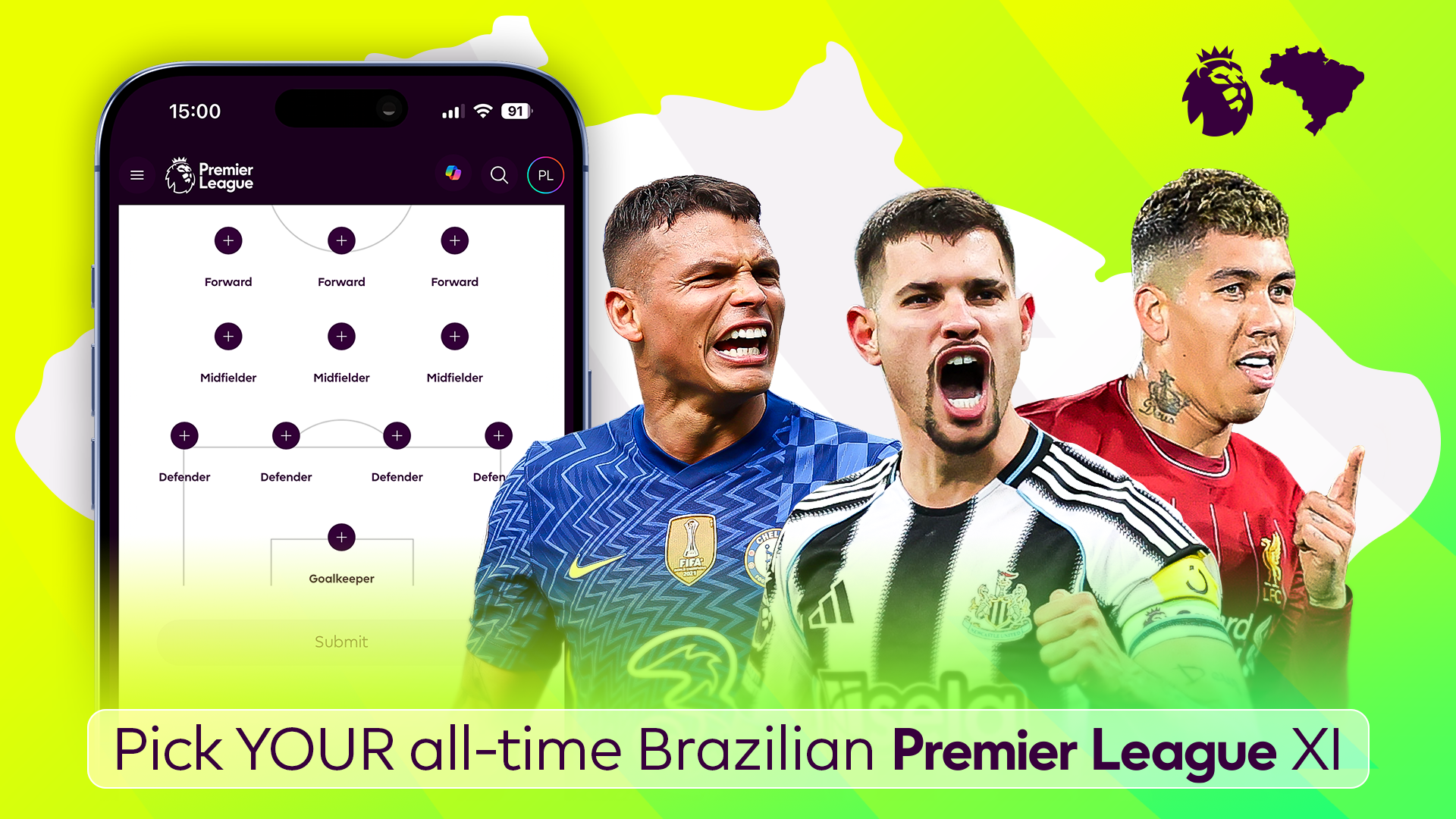 Pick your all-time Brazilian Premier League XI