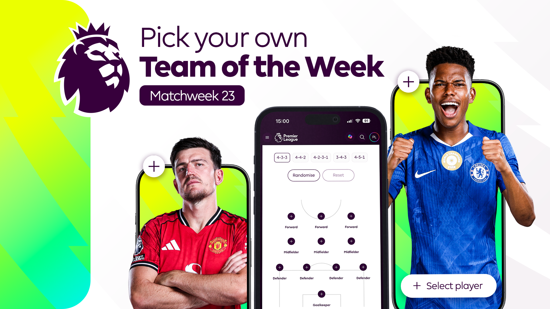 Pick YOUR Premier League Team of the Week