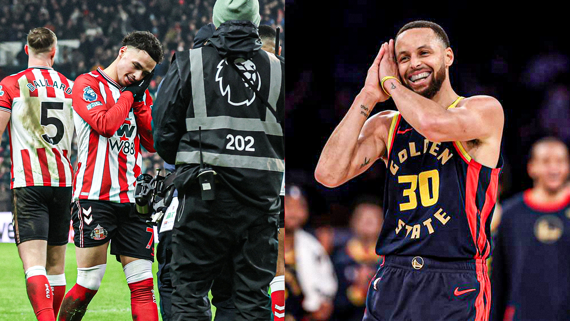 Watch: Talbi hits Curry celebration after long-range DAGGER