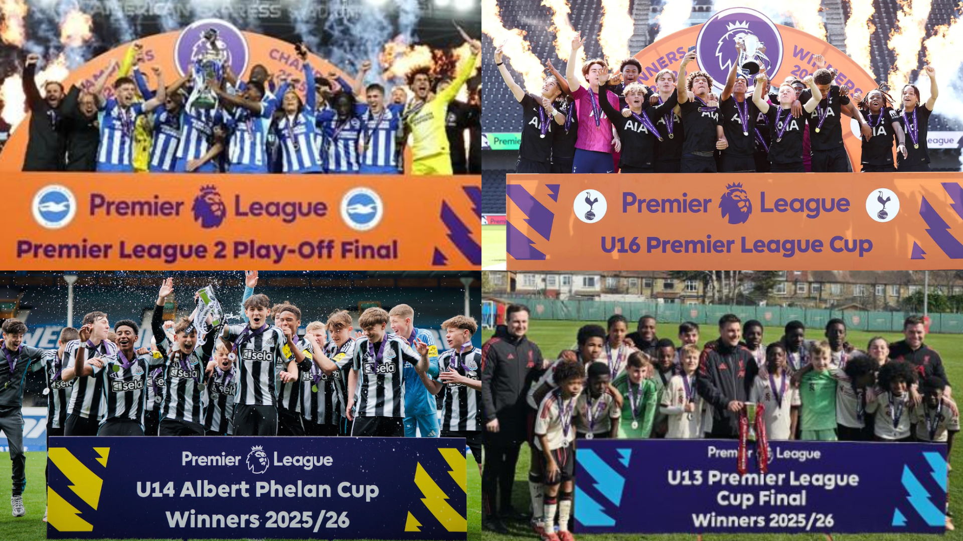 Premier League Academy 2025/26 roll of honour